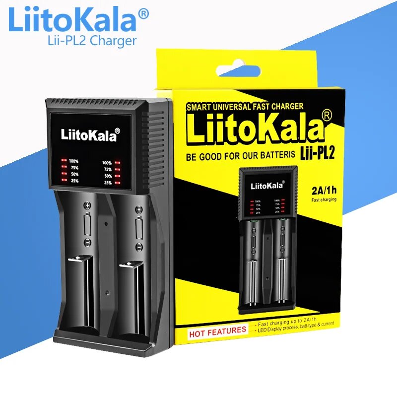 LiitoKala Lii-PL2 зарядное устройство для аккумуляторов