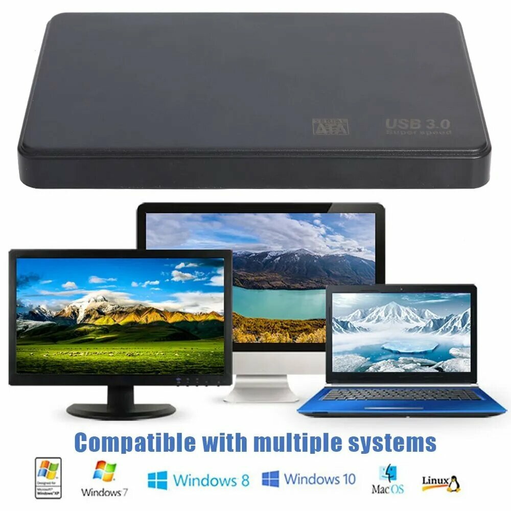 Внешний корпус для 2,5-дюймового SATA3-накопителя с интерфейсом USB 3.0