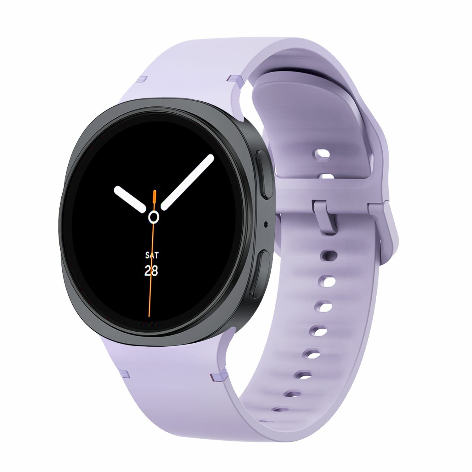 Двухцветный силиконовый ремешок для Samsung Watch 8 40 мм 44 мм, Спортивный ремешок унисекс для Samsung Watch 8Classic 46 мм