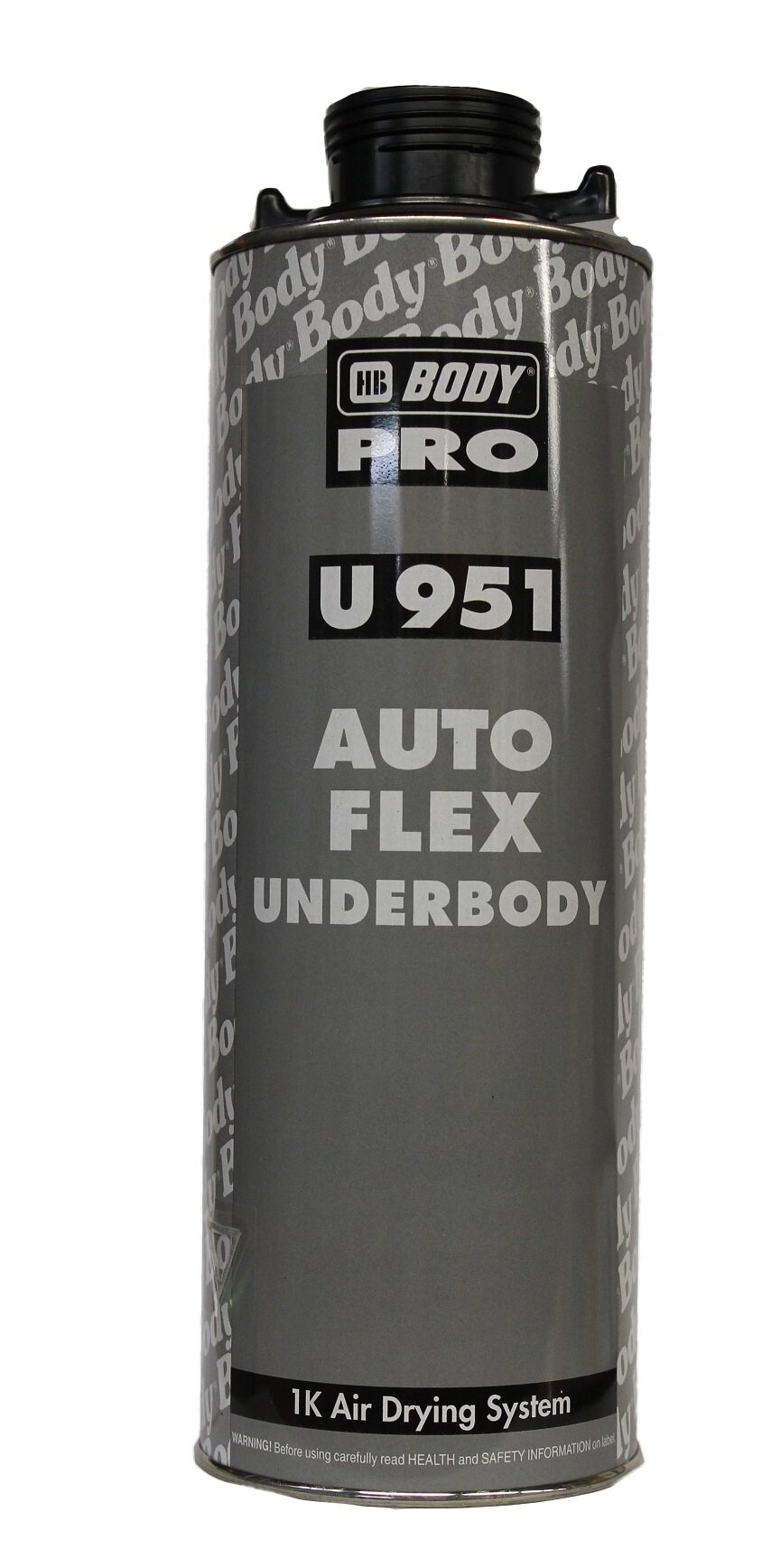 Антигравий на основе каучука черный под пистолет (HB BODY PRO 951 Autoflex) 1л