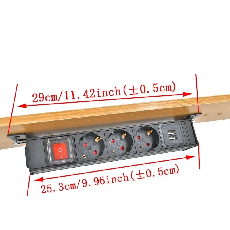 Strider Rui настольная розетка 3AC SOCKET с USB
