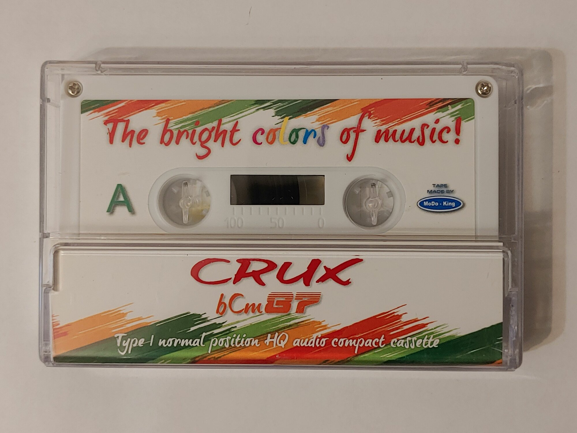 Аудиокассета новая запечатанная Crux bCm-87 Green