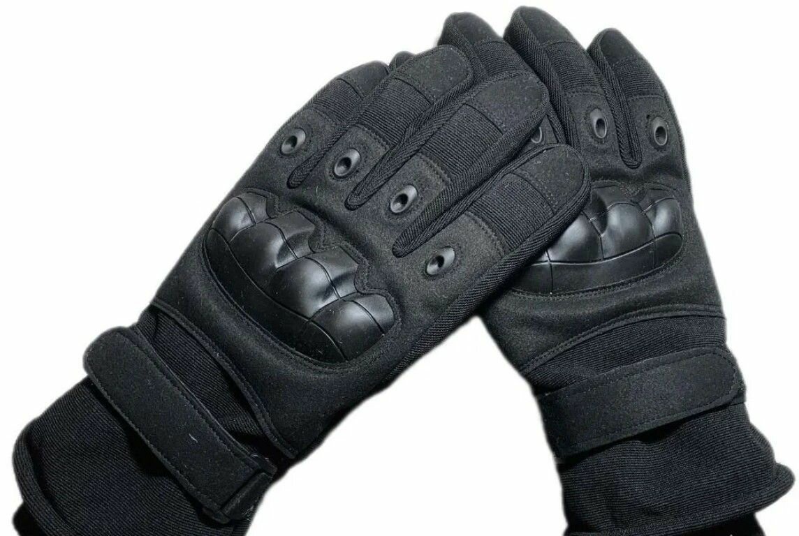 Перчатки тактические зимние сенсорные "Gloves", с экомехом, черные