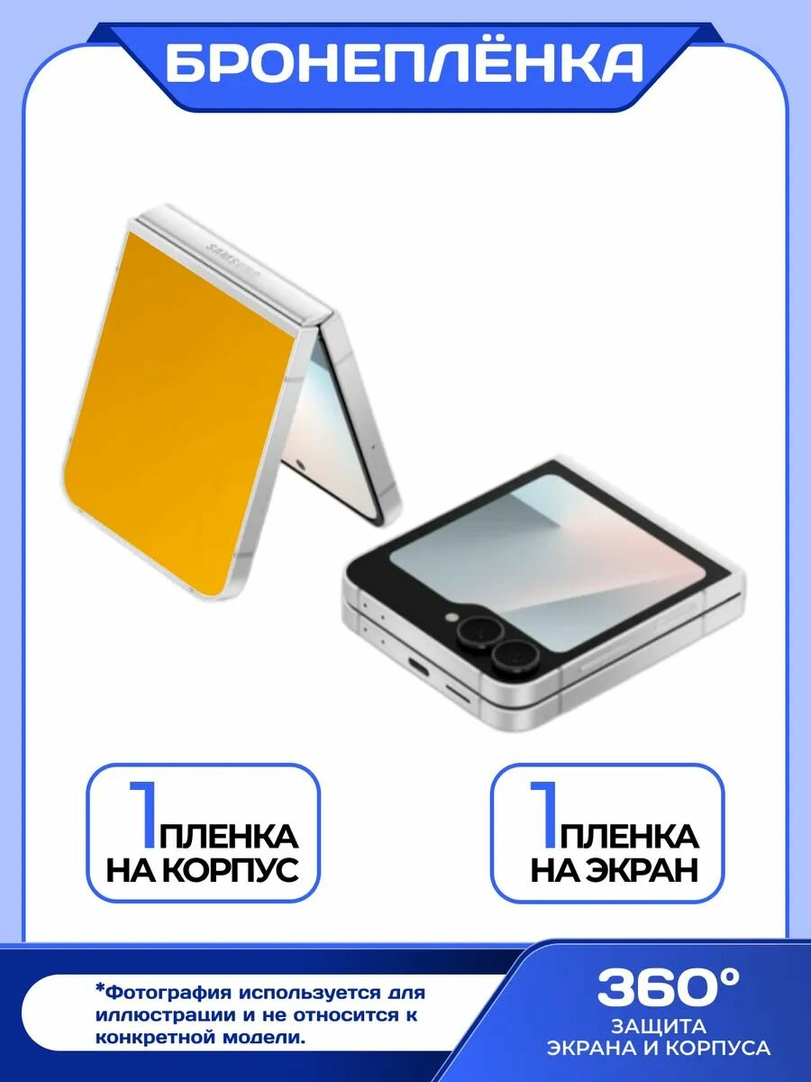 Пленка на экран и корпус для Galaxy Z Flip6