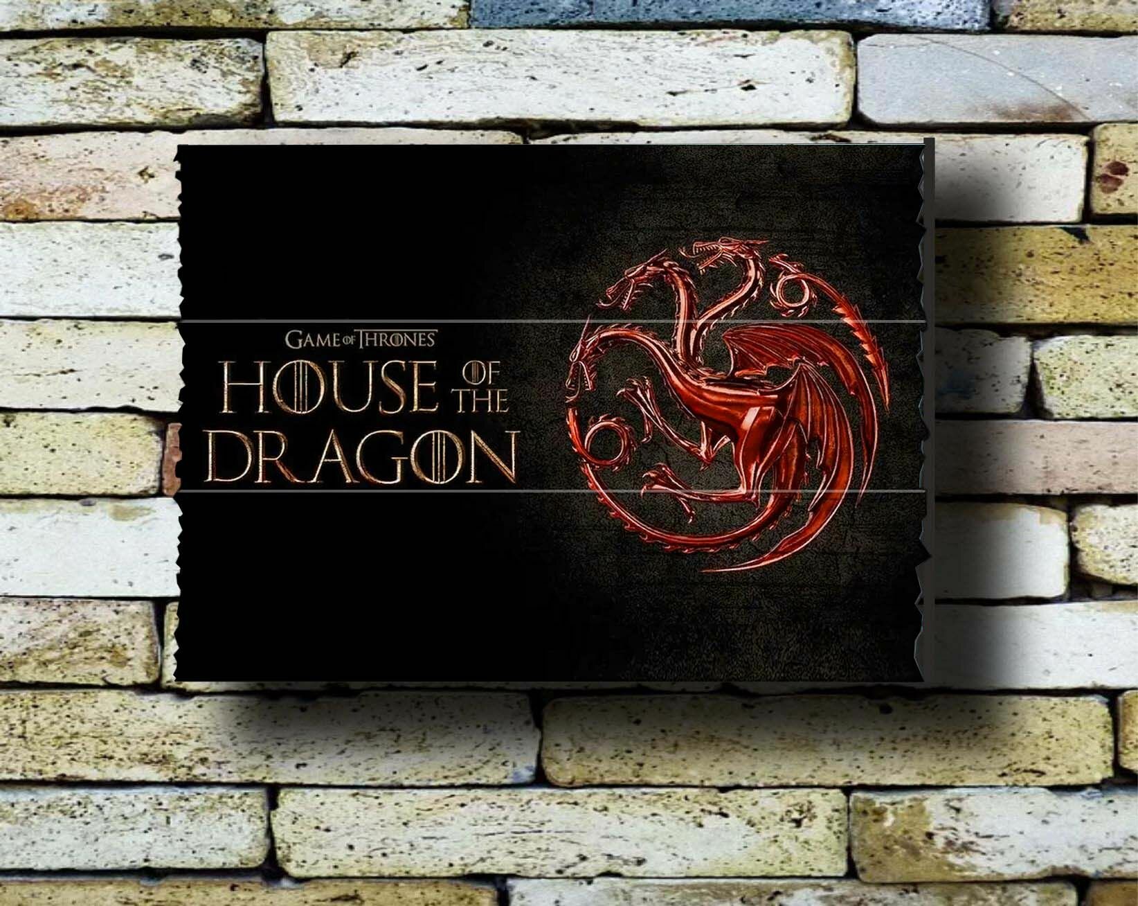 Картина на досках Дом Дракона, game of Thrones, Игра Престолов, Дейемон Таргариен41