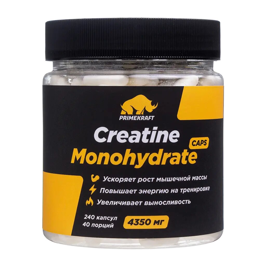 Креатин моногидрат/Creatine Monohydrate Prime Kraft капсулы 240 шт