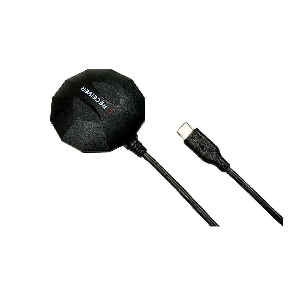 GNSS-приемник GNSS100L 1Гц-25Гц для промышленного применения, тип USB-C, модуль M9N с антенной, поддержка GPS, BDS, ГЛОНАСС, GALILEO, QZSS, SBAS