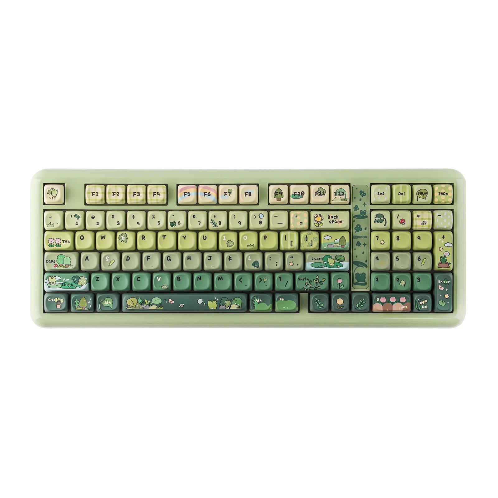 KiiBOOM Phantom98 Lite беспроводная механическая клавиатура KiiBOOM Mossy, Green