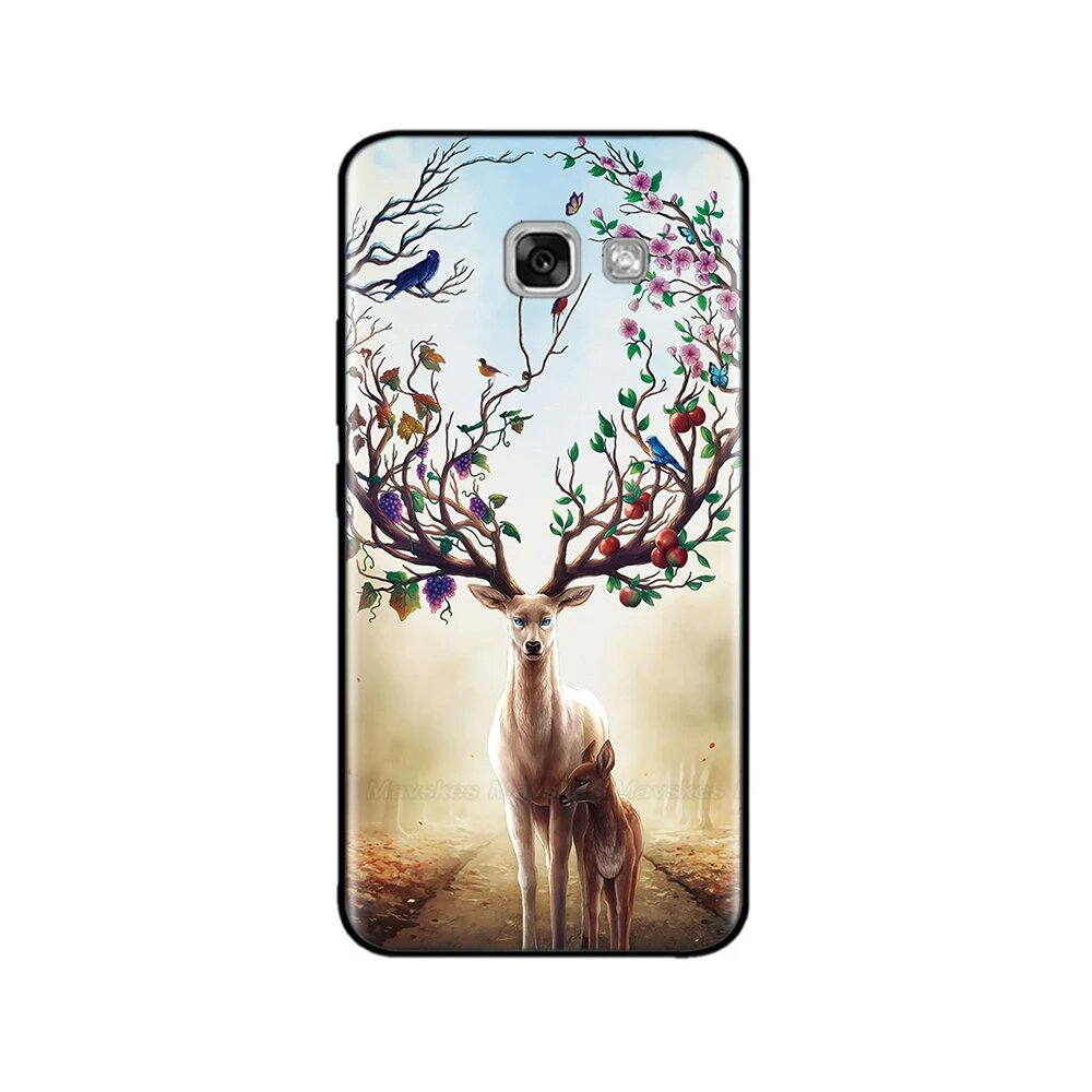 Чехол для Samsung Galaxy A3 2017 A320F, черный