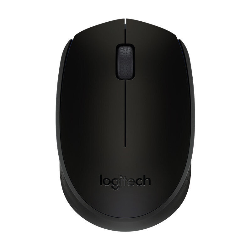 Logitech M170 Беспроводная мышь для офиса и дома, черный цвет