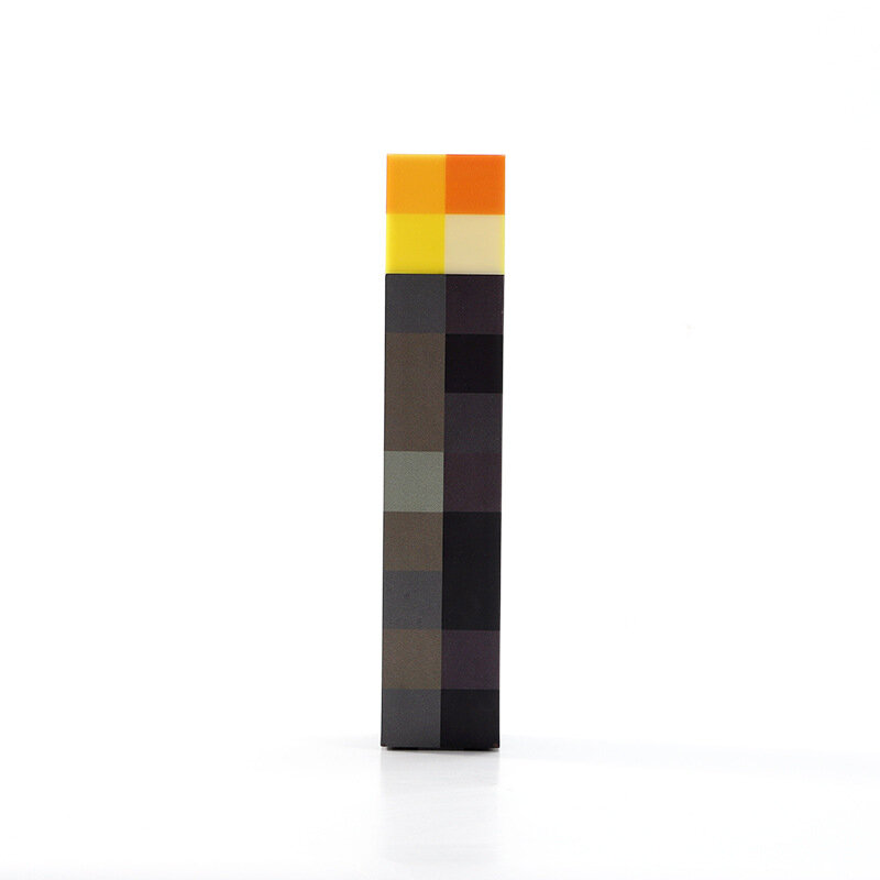 Minecraft Многоцветный Регулируемый Фонарь с Перезаряжаемым Батареей, Подарочный Аксессуар, Диаметр 8 см