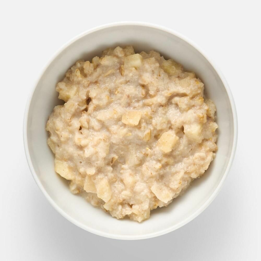 Овсяная каша, на молоке, с яблоком и корицей 200 гр. замороженная