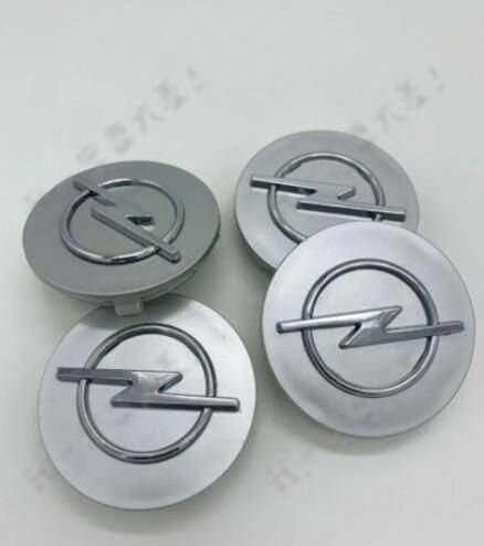Колпачки на литые диски Opel 64/60 мм, 4 шт, для оригинальных дисков, OEM 0909127953GD HO24460123 VH09127954GE