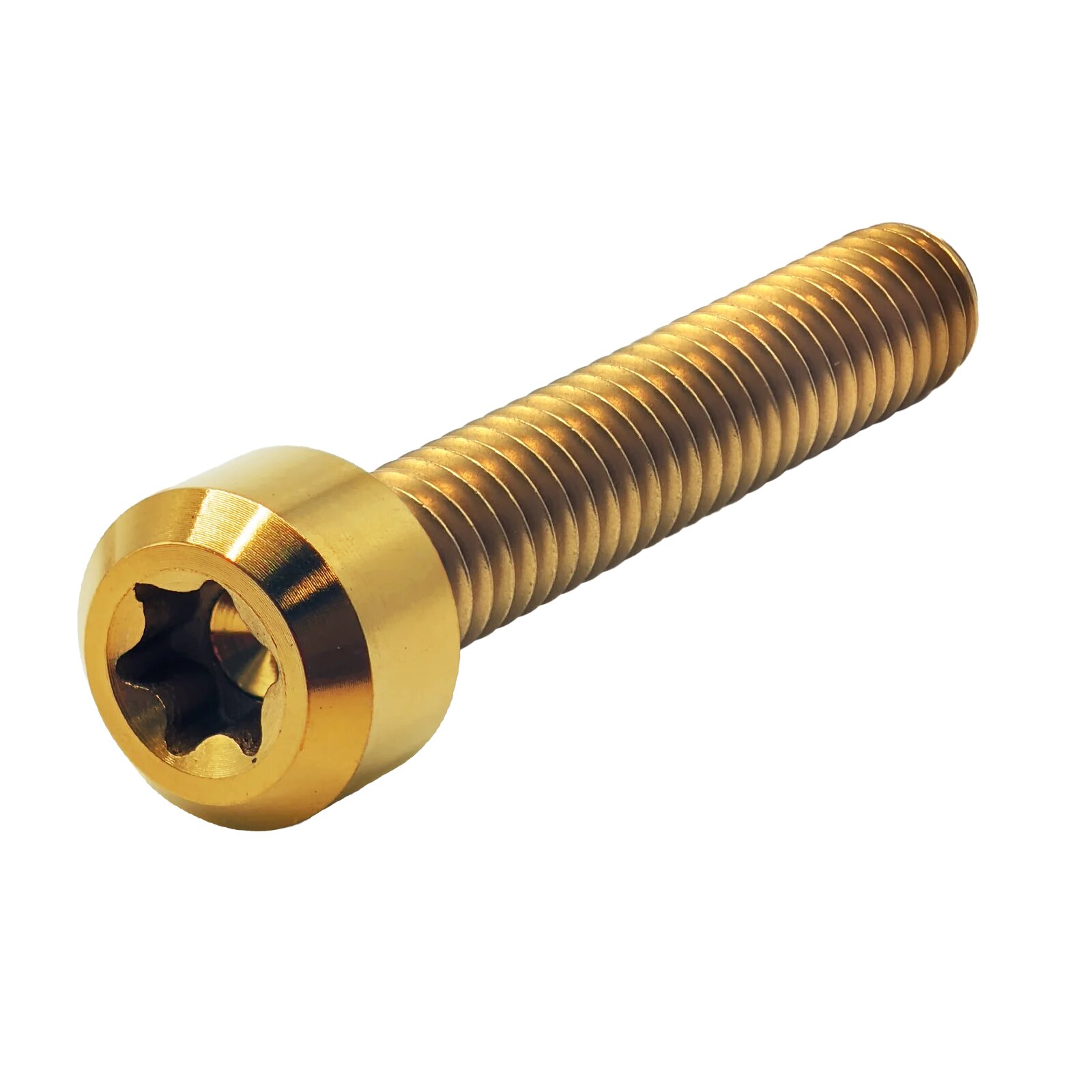 Титановые болты Ti-meda Tech M5 M6 M8, длина 10-50 мм, Torx M6, Желтый, Золотой, 35 мм