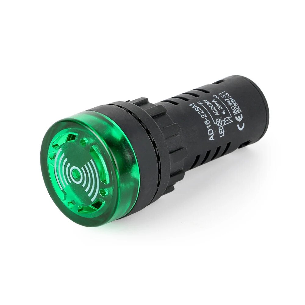 Световой индикатор AD16-22SM, зеленый, 220V