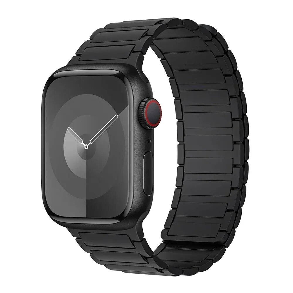 Магнитная лента для Apple Watch Band 44 40 49 мм 45 мм 41 38 силиконовый браслет iWatch Series 9 8 7 3 Se ultra 2