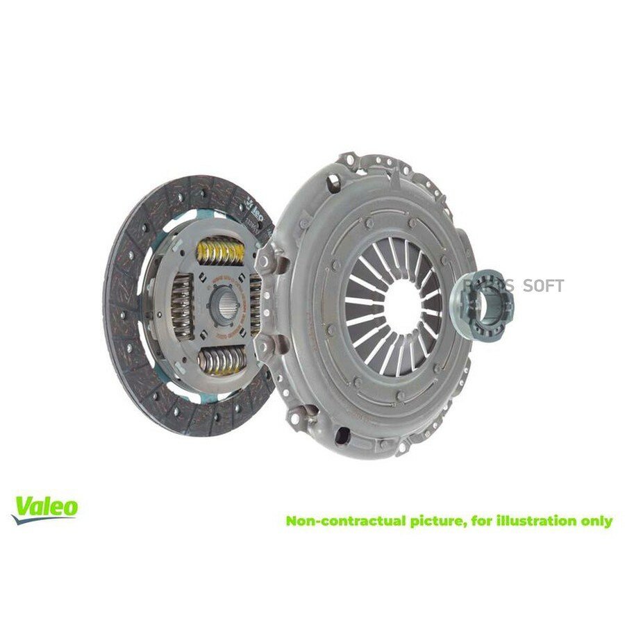 Комплект сцепления от официального дистрибьютора, VALEO, артикул 828602