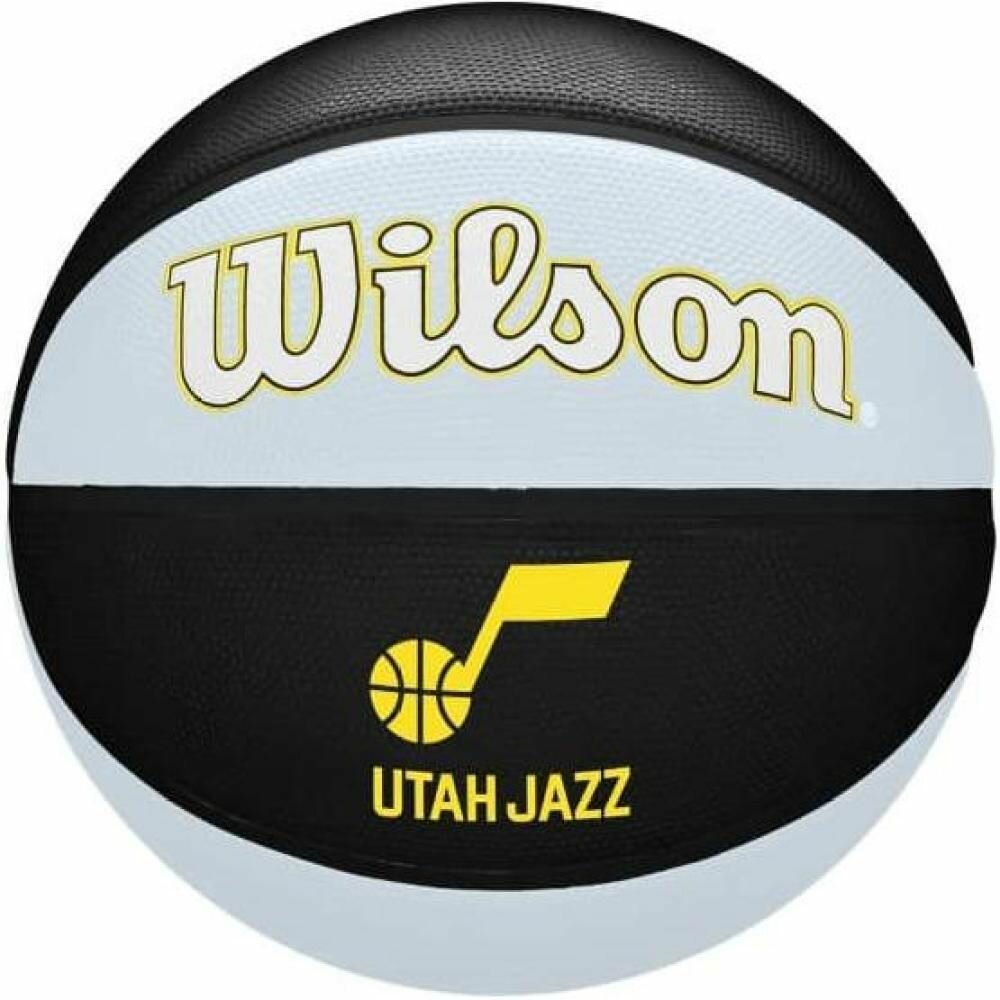 Wilson NBA Team Tribute Utah Jazz Баскетбольный мяч Размер 7, Decathlon, Цвет: Белый / Черный / Белый, Размер: 7