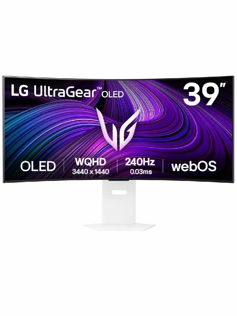 Изогнутый игровой монитор LG 39GX90SA-W. ARUZ