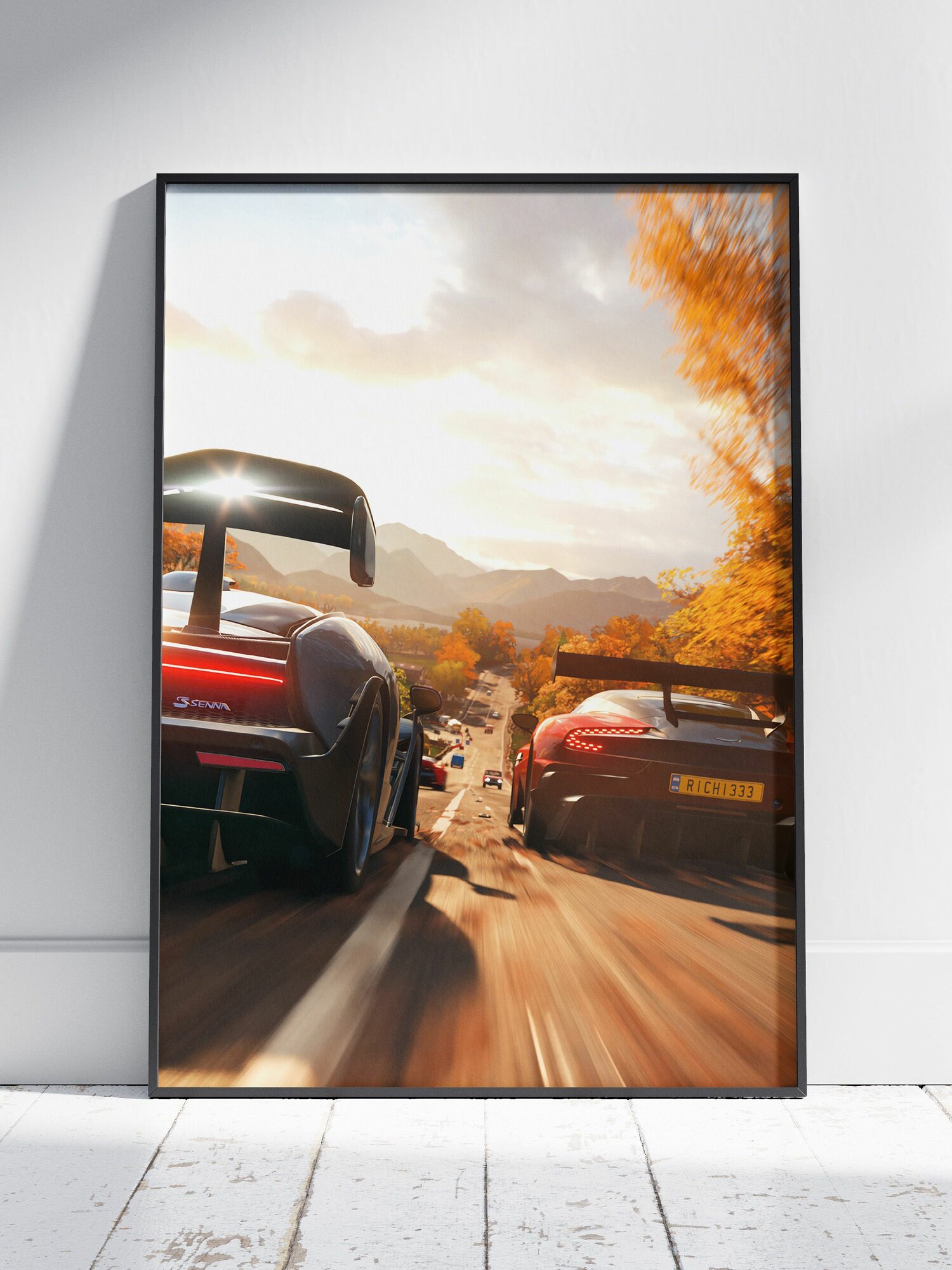 Плакат на стену для интерьера Форза Хорайзен (Forza Horizon 4 - 5) - Постер по игре формата A4 (21x30 см)