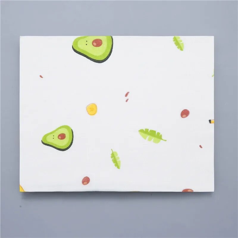 Детское муслиновое одеяло Белый/Avocado 120х110 см