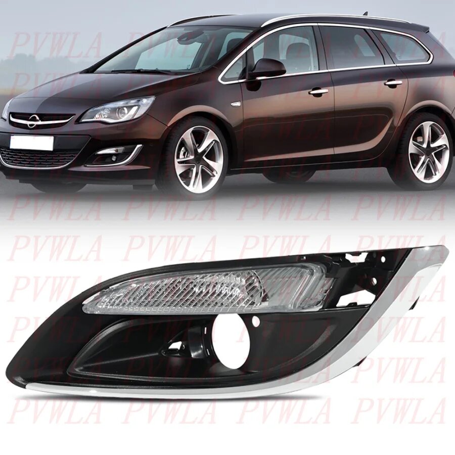 Противотуманная фара Opel Astra J 2012-2015, левая, цвет: 1 pc