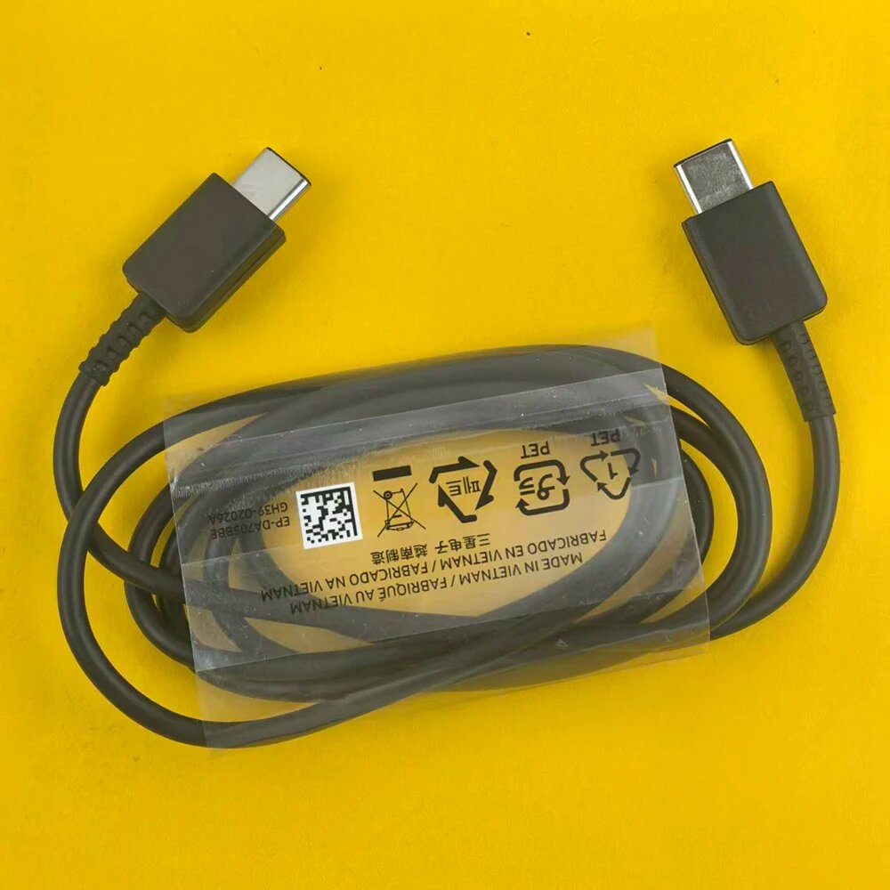Оригинальный кабель USB-C на Type-C 1м/2м/3м для быстрой зарядки и передачи 300CM, Черный, black