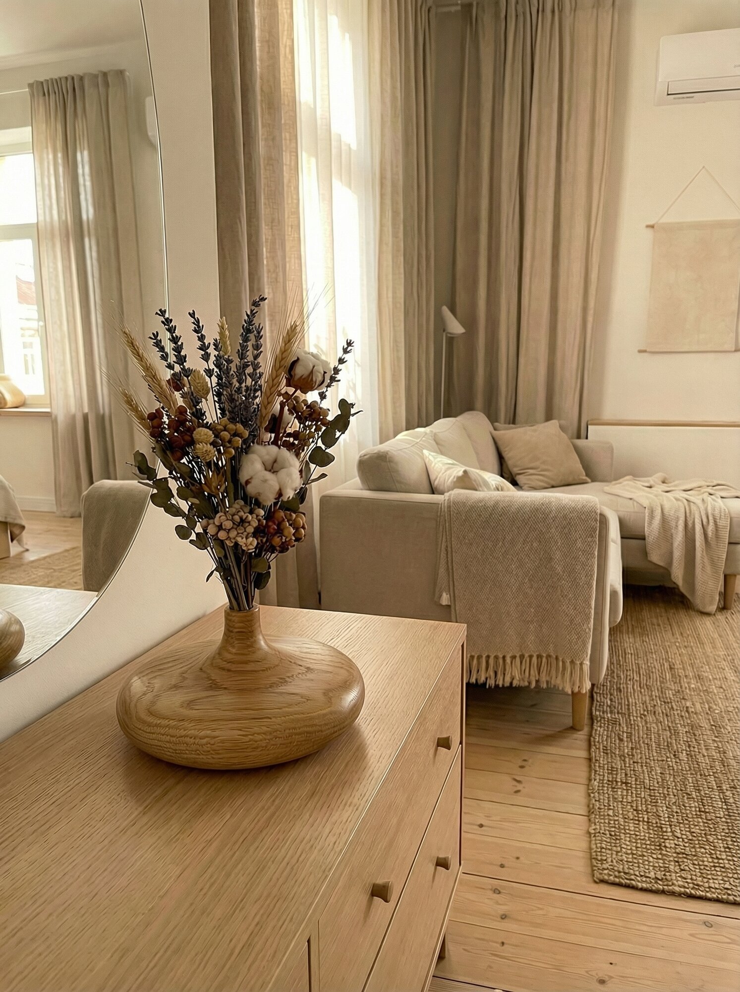 Ваза Stylish Nature, Настольная, дизайнерская, Ручная работа, 7х14 см