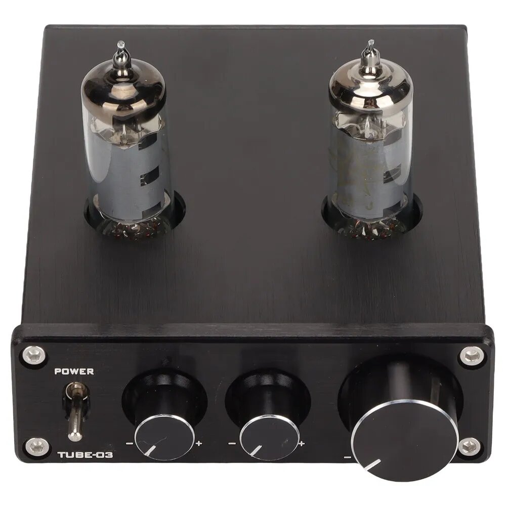 Ламповый предусилитель Nuiyfue TUBE-03 HiFi, черный, 2 канала усиления, 1850397585 — фото 1