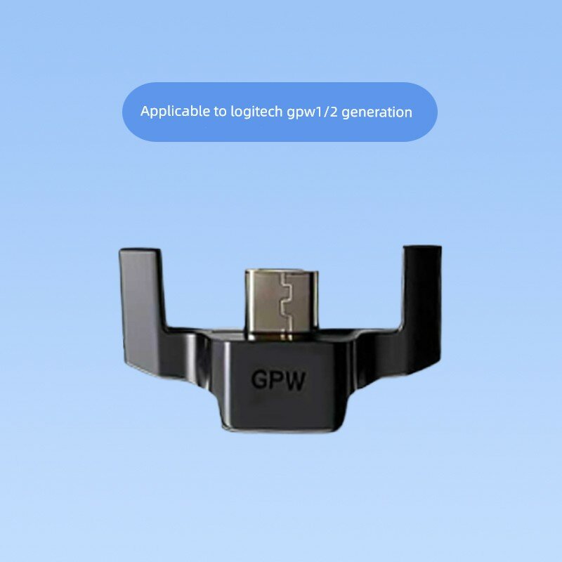 Адаптер для мыши Logitech GPW 1/2 - переходник Micro USB в Type-C, универсальный зарядный конвертер для гейминговых