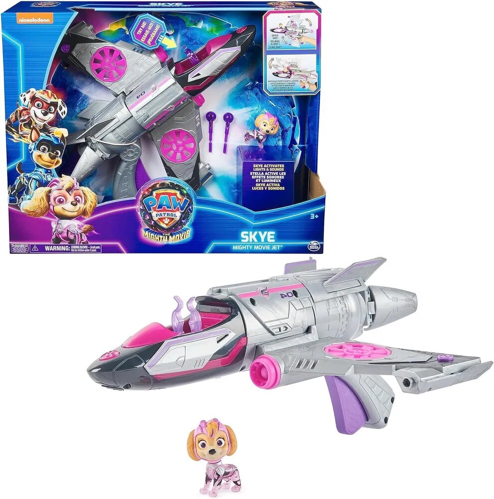 Paw Patrol, Мощный фильм с щенячьей моделью автомобиля для погони,30CM