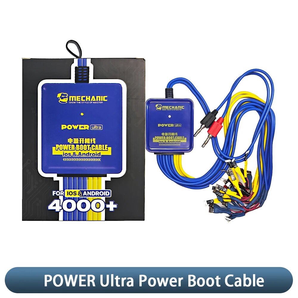 MECHANIC POWER Ultra Power Boot кабель для iPhone6-16PM Android Xiaomi Huawei Samsung телефон блок питания ремонт тестовый шнур