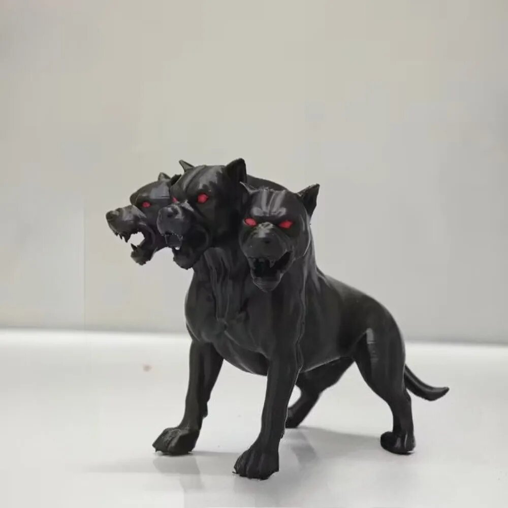 Статуэтка Hellhound, трехголовый пес, черная