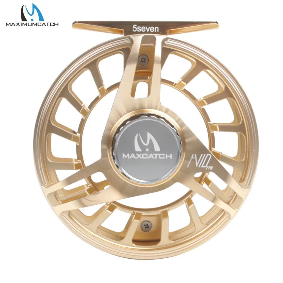 MAXIMUMCATCH AVIDPRO 3-11WT ультралёгкая катушка для нахлыста 5 to 7wt, Gold Color Reel
