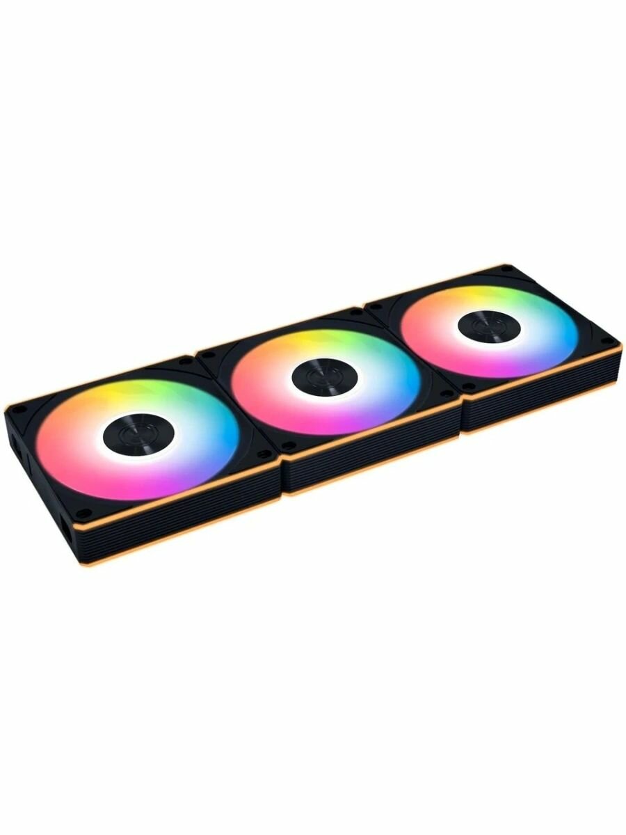 Вентилятор Lian Li Uni Fan CL Wireless 120 3шт, 120мм, 4-pin, 2150об/мин, 29.8 дБ, ARGB, черный, Ret g99.12cl1w3b. r0
