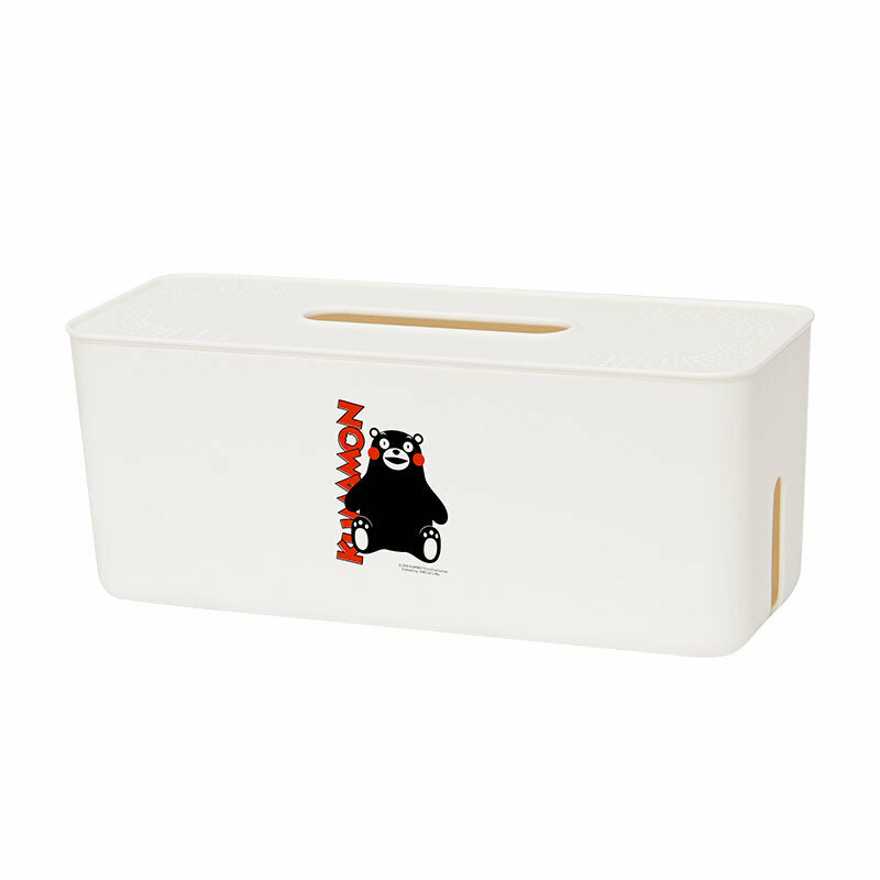 Официально лицензированный Kumamon настенный короб для проводов, органайзер для кабелей с сидячим дизайном в спальню,