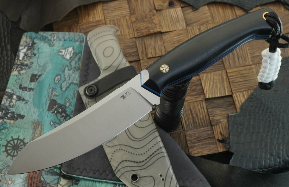 Семь Ножей Сунгай, сталь Bohler N690 cryo, рукоять черный G-10