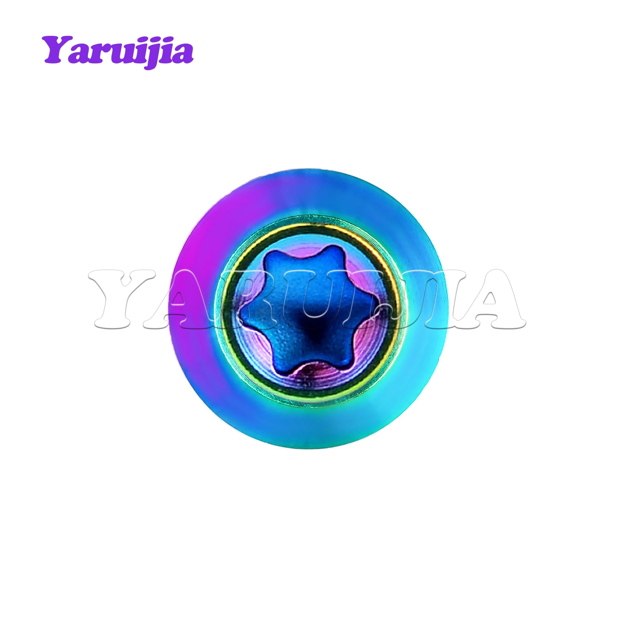 Yaruijia титановые болты M5/M6/M8 M6, Мульти, Rainbow, 30mm