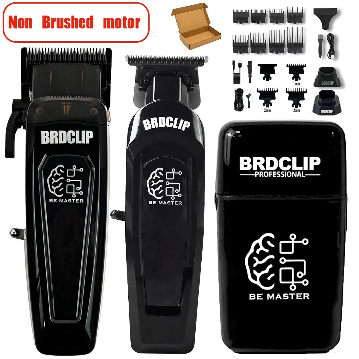 Машинка для стрижки BRDCLIP BRD-106B, цвет 06-07-09