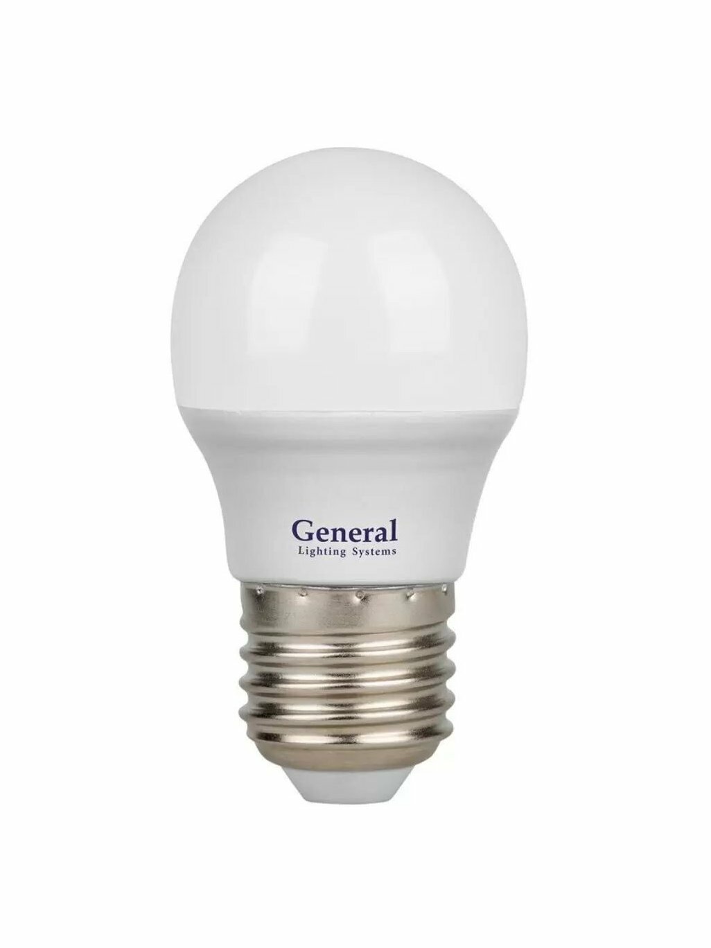 Лампа светодиодная E27, 20 Вт, 230 В, шар, 6500 К, свет холодный белый, General Lighting Systems, GLDEN-G45F