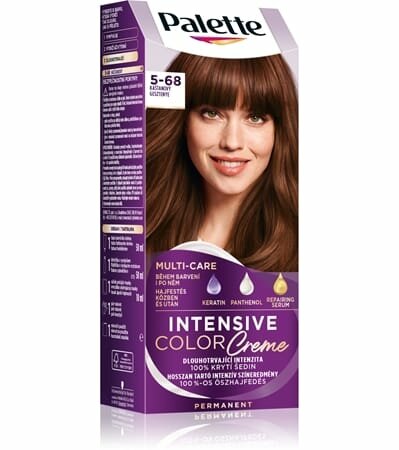 Краска для волос Schwarzkopf Palette Intensive Color Creme, оттенок 5-68 R4 Каштан, 1 шт