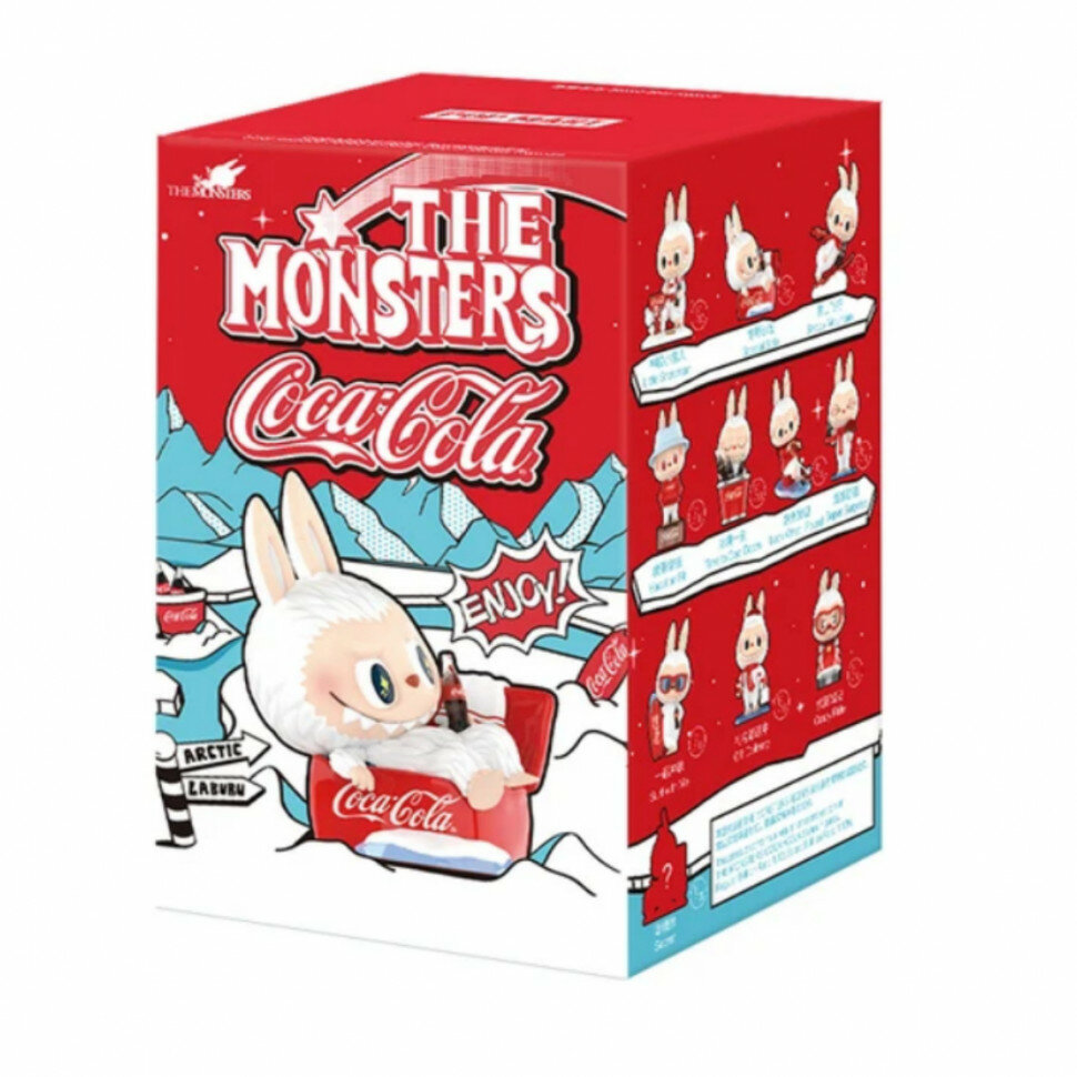 Коллекционная фигурка POP MART Labubu The Monsters Coca-Cola