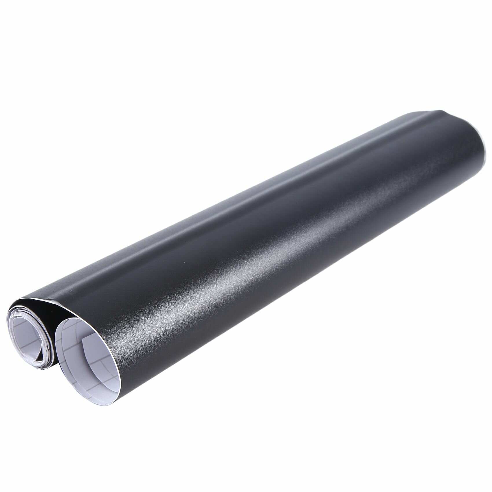 Матовая чёрная автомобильная виниловая плёнка 12x60 дюймов (30x152 см) с самоклеящимся слоем для кузова и спойлера