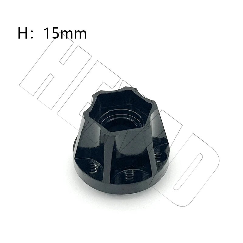 Ступица колеса RC 1/10 1.9" 2.2" Black 15mm