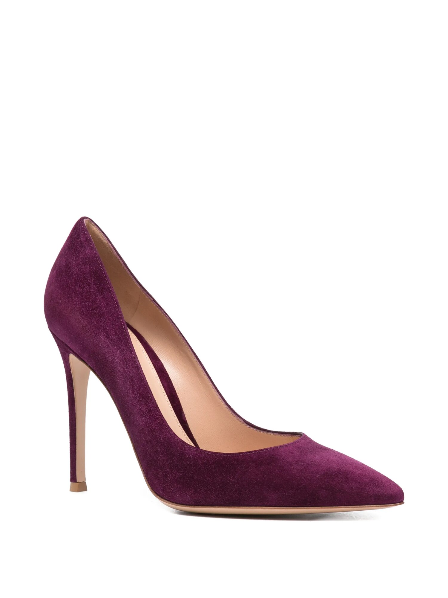 Туфли Gianvito Rossi Pointed-toe suede pumps, размер 38,5 — фото 1