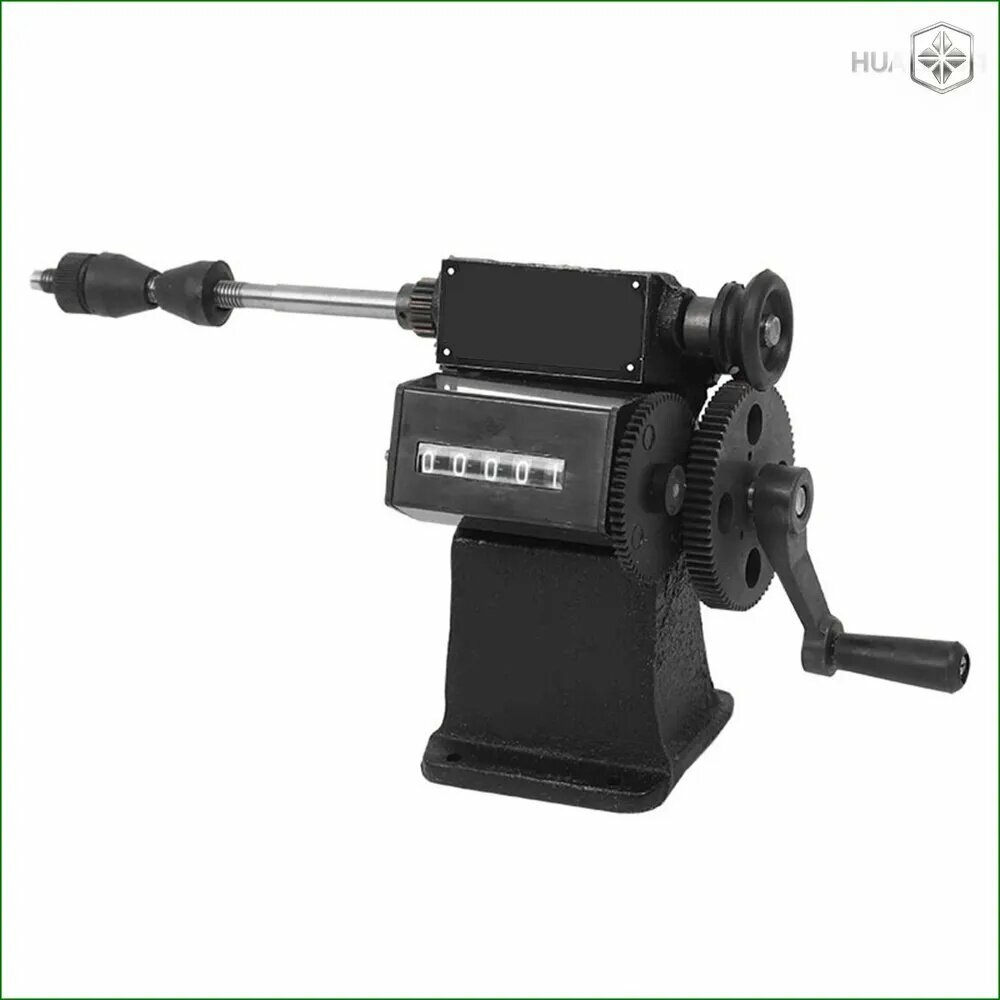 Ручной станок для намотки катушек 1/16"-1/2" со счетчиком витков для двигателей и гитарных звукоснимателей