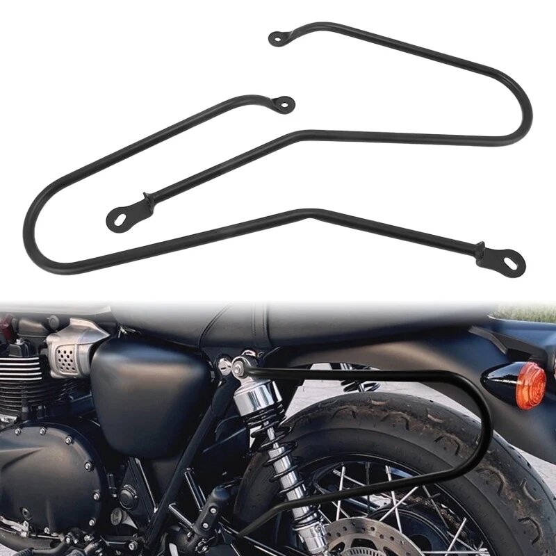 Кронштейны-держатели для кофров мотоциклов (железные) для Triumph Bonneville T100 T120 Thruxton 1200 2016-2022