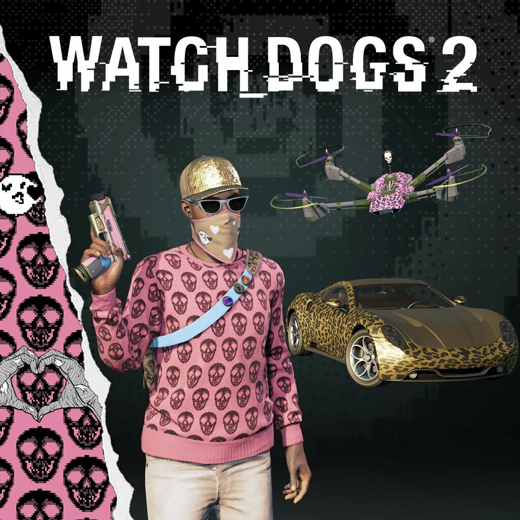 Дополнение Watch Dogs2 - Glam Pack, цифровое издание PlayStation 4, регион Индия / код пополнения баланса