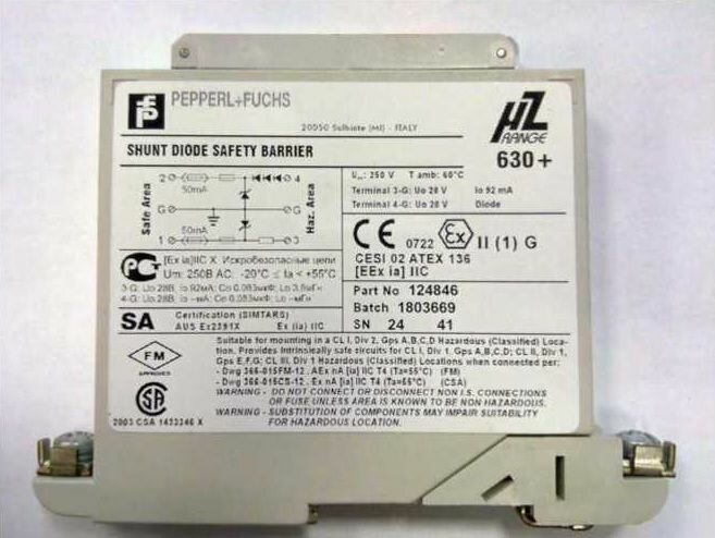 Барьеры искрозащиты Pepperl+Fuchs Elcon EL-uZ630+ арт. 124846