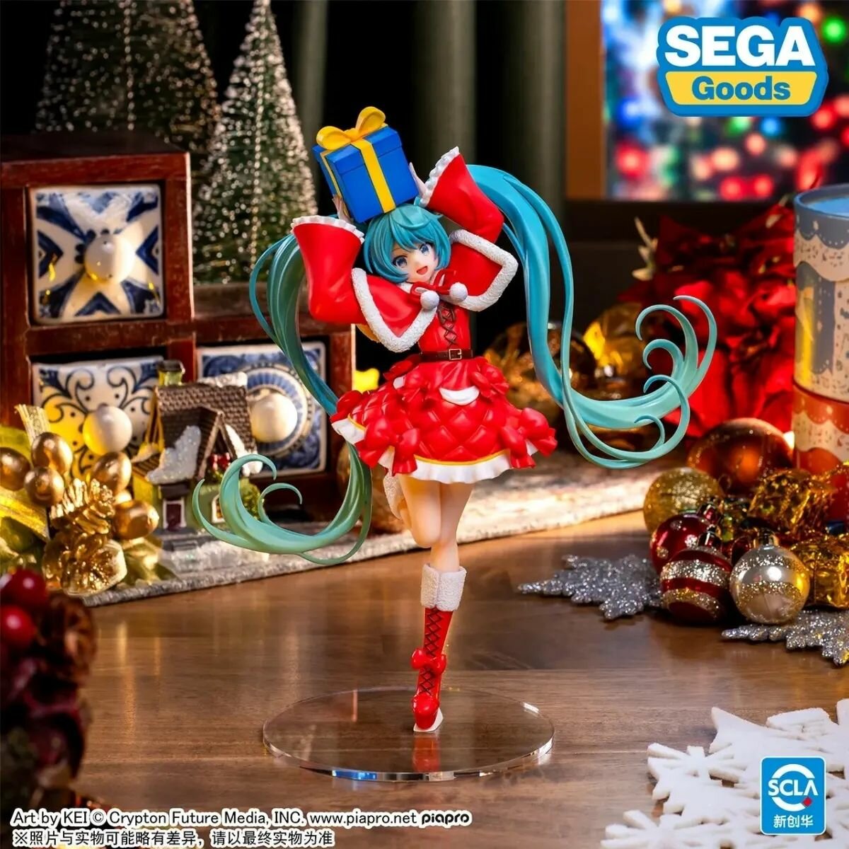 Фигурка аниме DCY-SEGA MIKU Christmas 2024, коллекционная, пластик